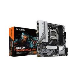 Gigabyte B650M GAMING PLUS WIFI, Mainboard schwarz/silber