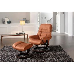 Relaxsessel stressless "Ruby", braun (copper paloma), B:88cm H:99cm T:77cm, Leder BATICK: Batick ist ein leicht korrigiertes, durchgef&auml;rbtes und genarbtes M&ouml;belleder, bei dem die meisten Unebenheiten und Spuren in der Regel entfernt wurden. Batick wird mitunter doppelt&ouml;nig gef&auml;rbt, um der Oberfl&auml;che mehr Lebendigkeit zu verleihen. Dank einer sch&uuml;tzenden Oberfl&auml;chenbehandlung lassen sich die meiste