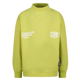 Vingino Sweatshirt "Nigent" in Hellgrün - 47% | Größe 128 | Kinder-sweatshirts-jacken