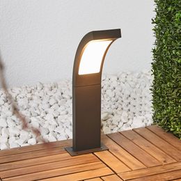 LUCANDE LED-Sockelleuchte Juvia, 40 cm, anthrazit, IP54