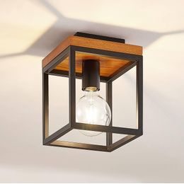 LINDBY Miravi Deckenleuchte, Holz, einflammig