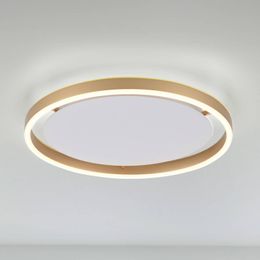 LED-Deckenleuchte Ritus, Ø 39,3cm messing matt