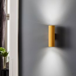 ARGON Wandlampe Marion, zweiflammig, goldfarben