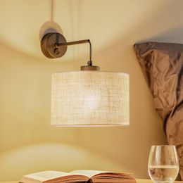 TK Lighting Wandleuchte Juta, einflammig