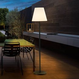 LUCANDE Terrassenleuchte Jaimy, schwarz, Aluminium, 150 cm