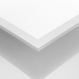 Prios LED-Panel Gelora, 80 cm, 4.000 K, silberfarben, Alu
