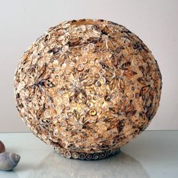 Holländer Dekorative Tischleuchte MUSCHELBALL, 40 cm