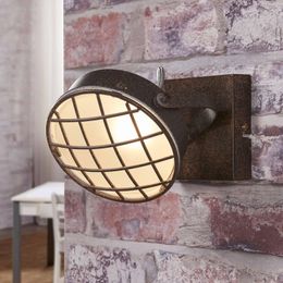 LINDBY Strahler Tamin, rostfarben, 1-flammig, Glas, G9