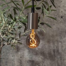 STAR TRADING LED-Filamentlampe A60 E27 3W 1800K Rauchglas