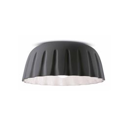 Ferroluce Deckenleuchte Madame Gres Keramik 17 cm anthrazit