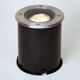 LUCANDE LED-Bodeneinbauleuchte Jos, rund, schwenkbar, IP67