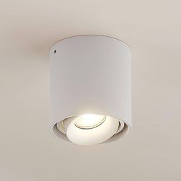 ARCCHIO Downlight Walza, weiß, Metall, Ø 9 cm, GU10