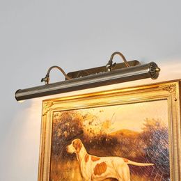LINDBY Bilderwandleuchte Joely, 73cm, messing, Metall, E14
