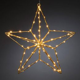 LED-Dekoleuchte Goldstern 37x36 cm