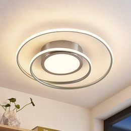LINDBY LED-Deckenlampe Bovia, CCT, Fernbedienung, dimmbar