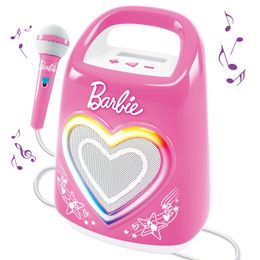 Lisciani 104475 - Barbie Partymaker Lautsprecher und Mikrofon Karaoke Bluetooth Tanzen Party