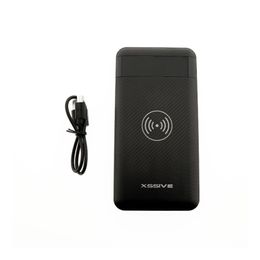 Powerbank kabellos Ladeger&auml;t 10000 mAh f&uuml;r Smartphone 3 Input 2 Output