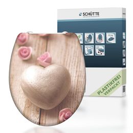 Sch&uuml;tte Sch&uuml;tte Duroplast WC Sitz ROMANTIC, mit Absenkautomatik und Schnellverschluss