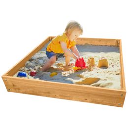 NYVI Kinder Sandkasten NYVIKids Torino 90x90 cm - Sandkasten mit Innenfolie
