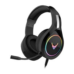 Varr Gaming RGB Over-Ear Kopfh&ouml;rer Gaming-Headset HI-FI Stereo Mikrofon VH6060 Schwarz
