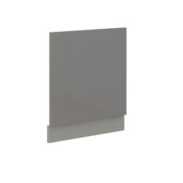 K&uuml;chen-Preisbombe Frontblende Geschirrsp&uuml;ler integriert 60 cm Grau Hochglanz K&uuml;che Grey Bianca