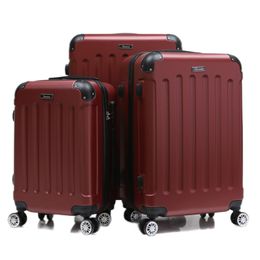 Reisekoffer Koffer 3 tlg Hartschale Trolley Set