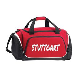 multifanshop Sporttasche - Stuttgart - Textmarker - Druck wei&szlig; - Tasche