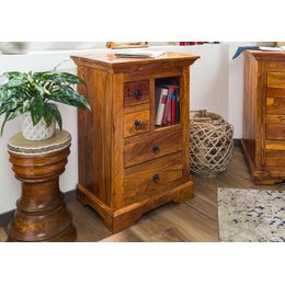 Kommode Akazie 55x40x80 honig lackiert OXFORD #0503