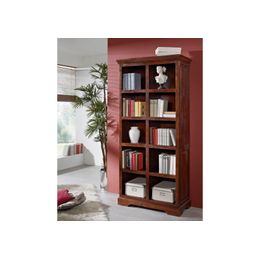 Regal Akazie 90x43x195 nougat lackiert OXFORD #435