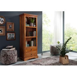 Regal Akazie 68x44x178 honig lackiert OXFORD #01009