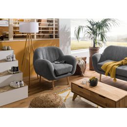 Sessel 96x85x88 grau HOLMA