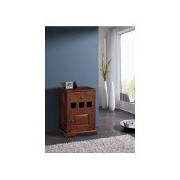 Nachttisch Akazie 46x40x65 nougat lackiert OXFORD #269