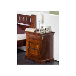 Nachttisch Akazie 45x40x60 nougat lackiert OXFORD #271