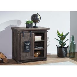 Kommode Mango 70x45x70 grau lackiert RAILWAY #224