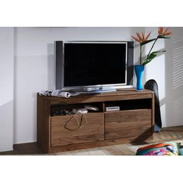 TV-Board Sheesham 130x40x58 smoked cherry gebeizt TORONTO #119