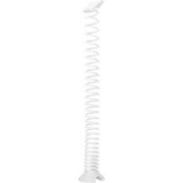 Kabelspirale, Ausziehhöhe 1300 mm, Ø 90 mm, vertikal bis zum Boden, universell, Kunststoff, weiß