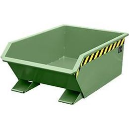 Kippbehälter Bauer Mini Typ MGU 270, 350 mm Schüttkantenhöhe, 270l Inhalt, grün
