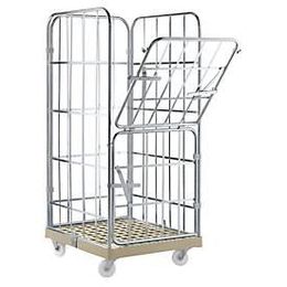 Rollbox, 4-seitig, 724 x 815 x 1640 mm, grau