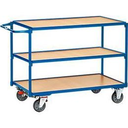 Fetra Tischwagen mit 3 Etagen, 850 x 500 mm