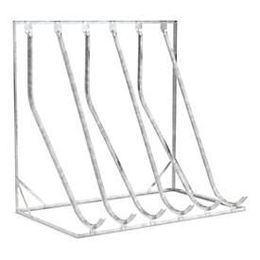Schräghochparker WSM, 1-seitig, für Reifen bis B 60 mm, B 2100 x T 1467 x H 2010 mm, Stahl verzinkt, 6 Einhängeplätze