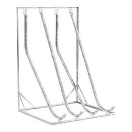 Schräghochparker WSM, 1-seitig, für Reifen bis B 60 mm, B 1400 x T 1467 x H 2010 mm, Stahl verzinkt, 4 Einhängeplätze