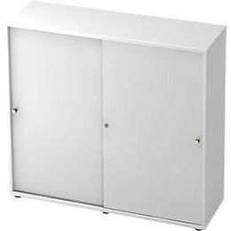 Schiebetürenschrank TOPAS LINE, 3 OH, weiß/weiß