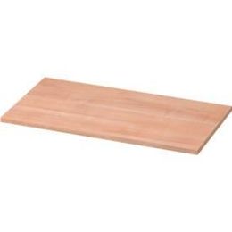 Abdeckplatte TOPAS LINE, für Regale und Schränke, B 805 mm, Nussbaum-Dekor