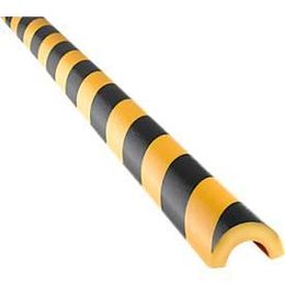 Knuffi® Warn- und Schutzprofil, Rohrschutz Typ R30, gelb-schwarz, selbstklebend