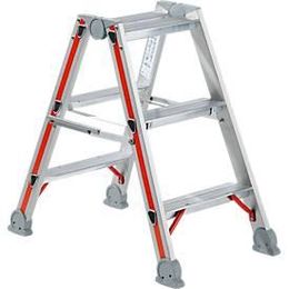 Tritt aus Aluminium, 3 Stufen