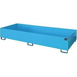 Bauer Regalwanne Typ RW/RW 3300-3, ohne Gitterrost, blau RAL5012