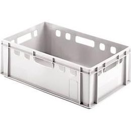 Euro Box Fleischkasten, lebensmittelecht, Inhalt 35,3 L, geschlossene Version, weiß
