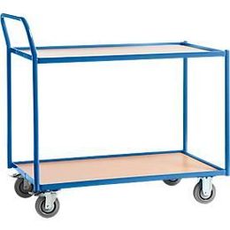 ROLLCART Tischwagen, 2 Etagen, L 790 x B 490 mm