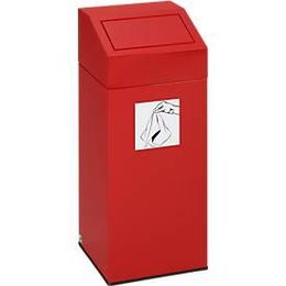 Var Wertstoffsammler, Inhalt 45 Liter, rot