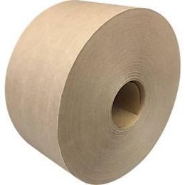 Nassklebeband, gitterverstärkt & reißfest, recycelbar, ohne Hülse, braun, 8 Rollen mit jeweils L 100 lfm x B 70 mm